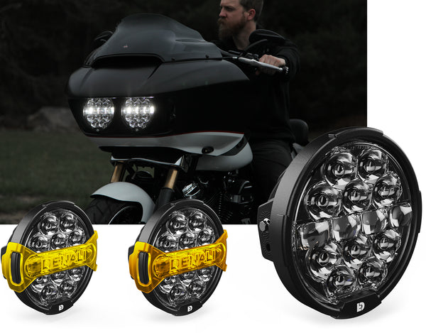 D14 Destroyer LED Headlight Kit for Harley Street Glide & Scrambler