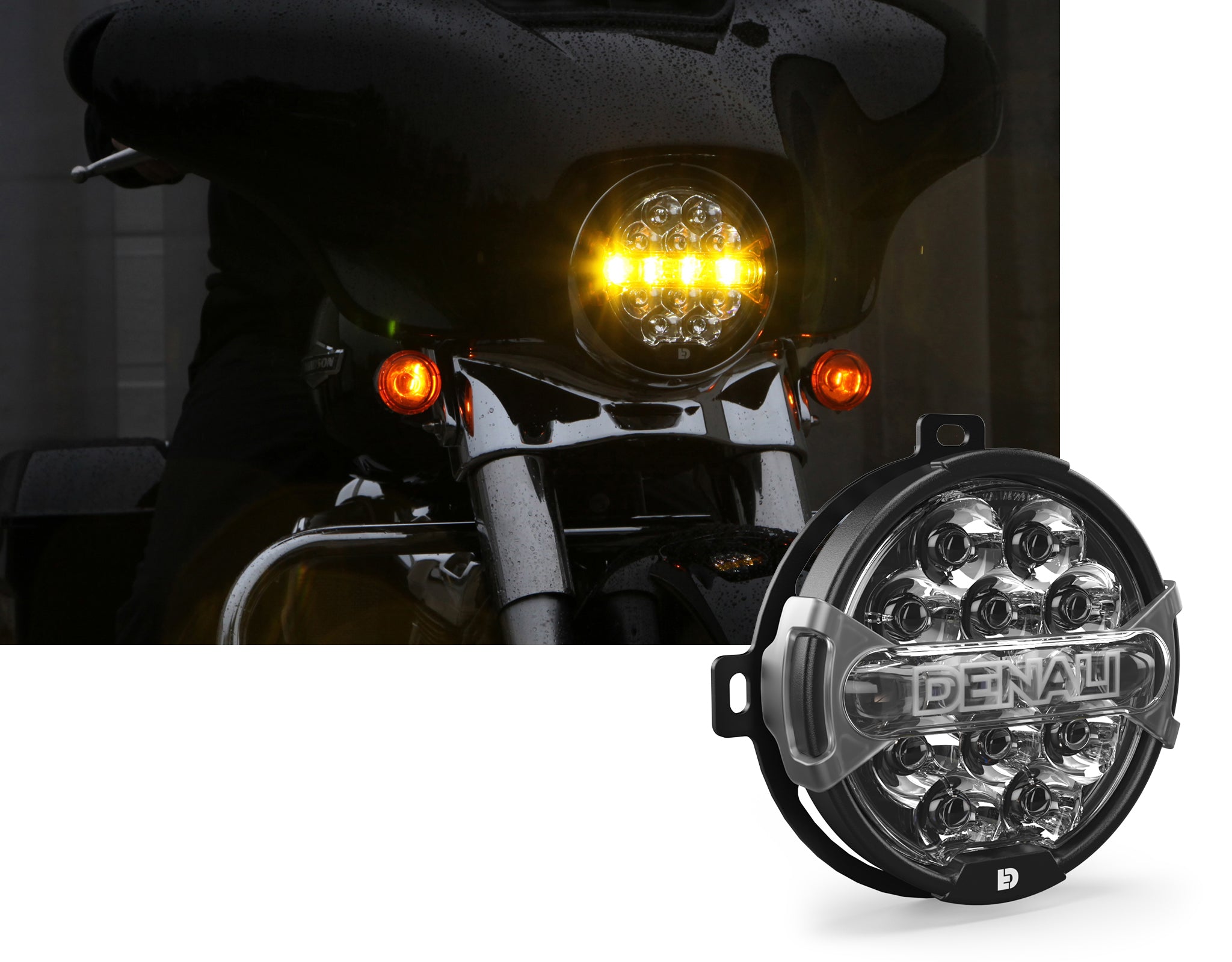 Home » Lighting » Headlights > D14 Destroyer LED Motorcycle Headlight ...