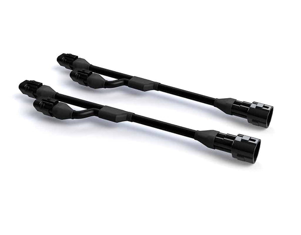 DENALI Electronics Driving Light Extension Cable w/ Y-splitter 8 inch