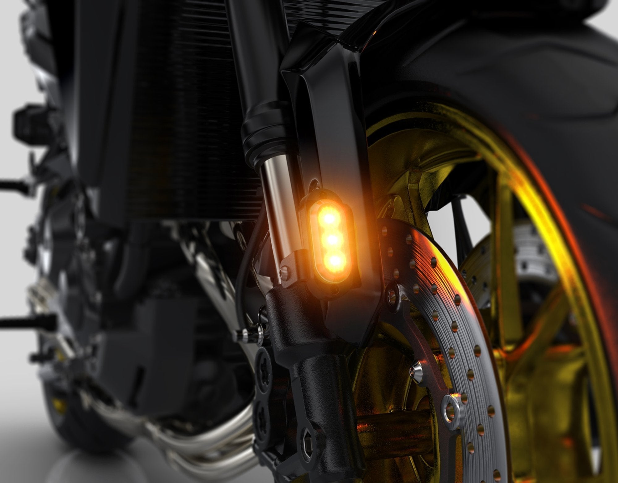 T3 Front Switchback LED Turn Signal Pods with Fender Mount – DENALI ...